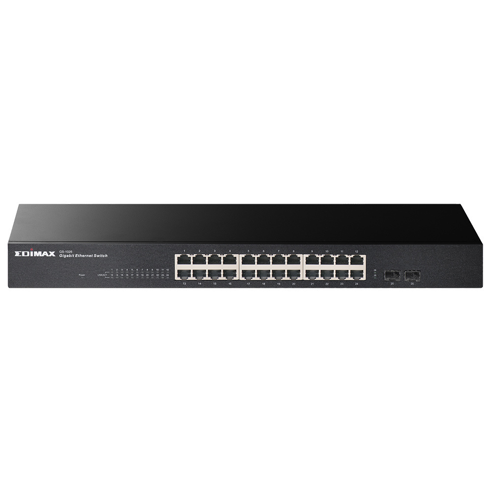 Edimax GS-1026V3 24 Port Gigabit Rack-Mount Unmanaged Switch