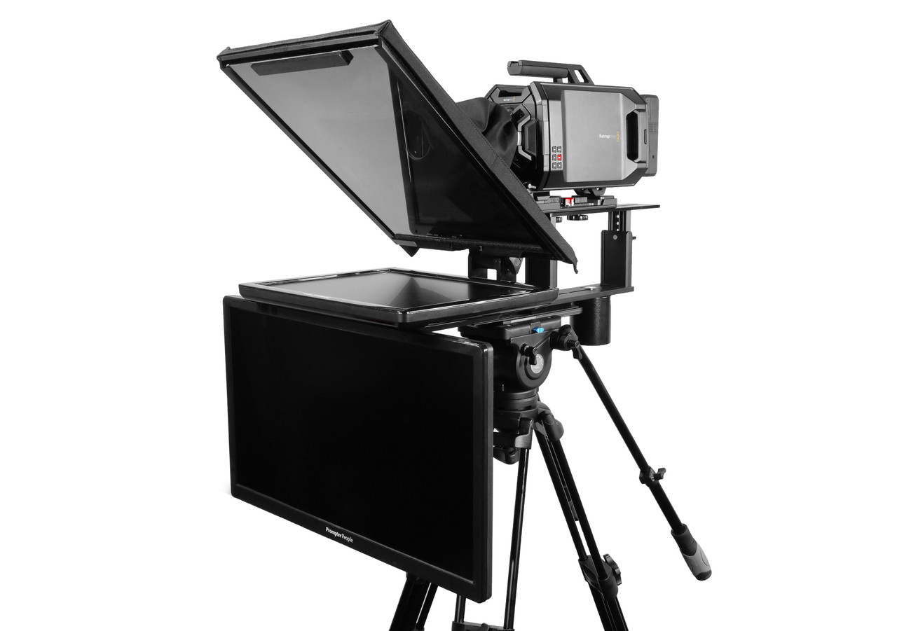 Prompter People Q-Gear QPro FreeStand 32" Teleprompter Bundle