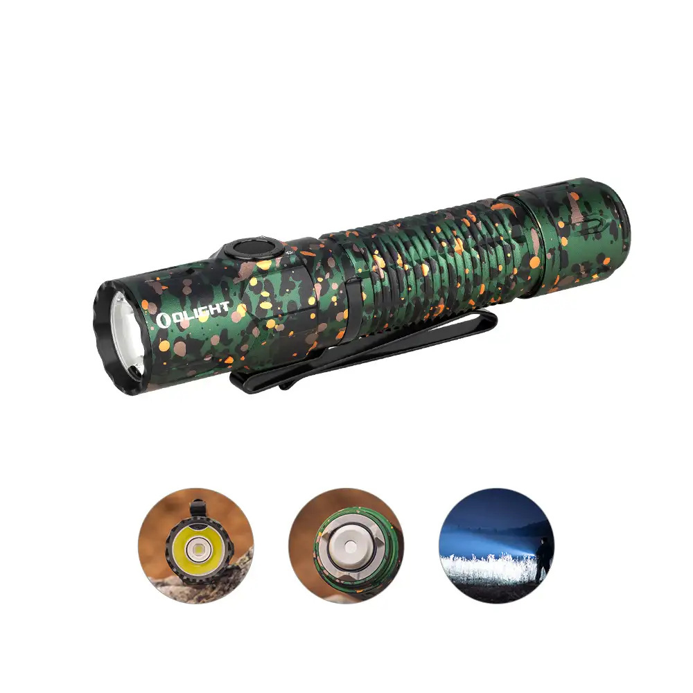 Olight Warrior 3S V2 300 Lumen Rechargeable Tactical LED Flashlight ...