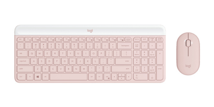Logitech MK470 Slim Wireless Desktop Kit (Rose) | NZ