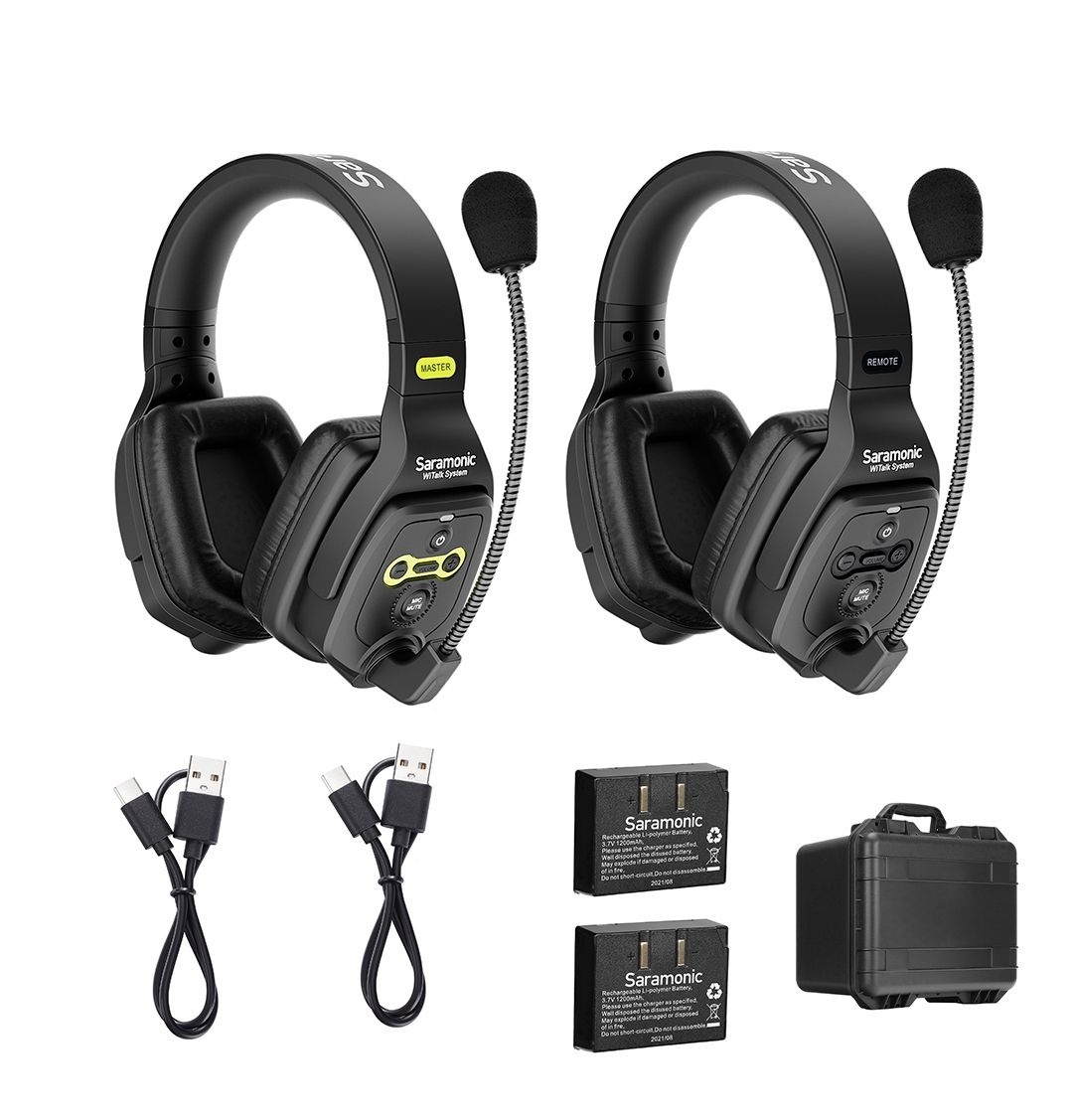 Saramonic WiTalk WT2D Full-Duplex Wireless Headset Intercom System