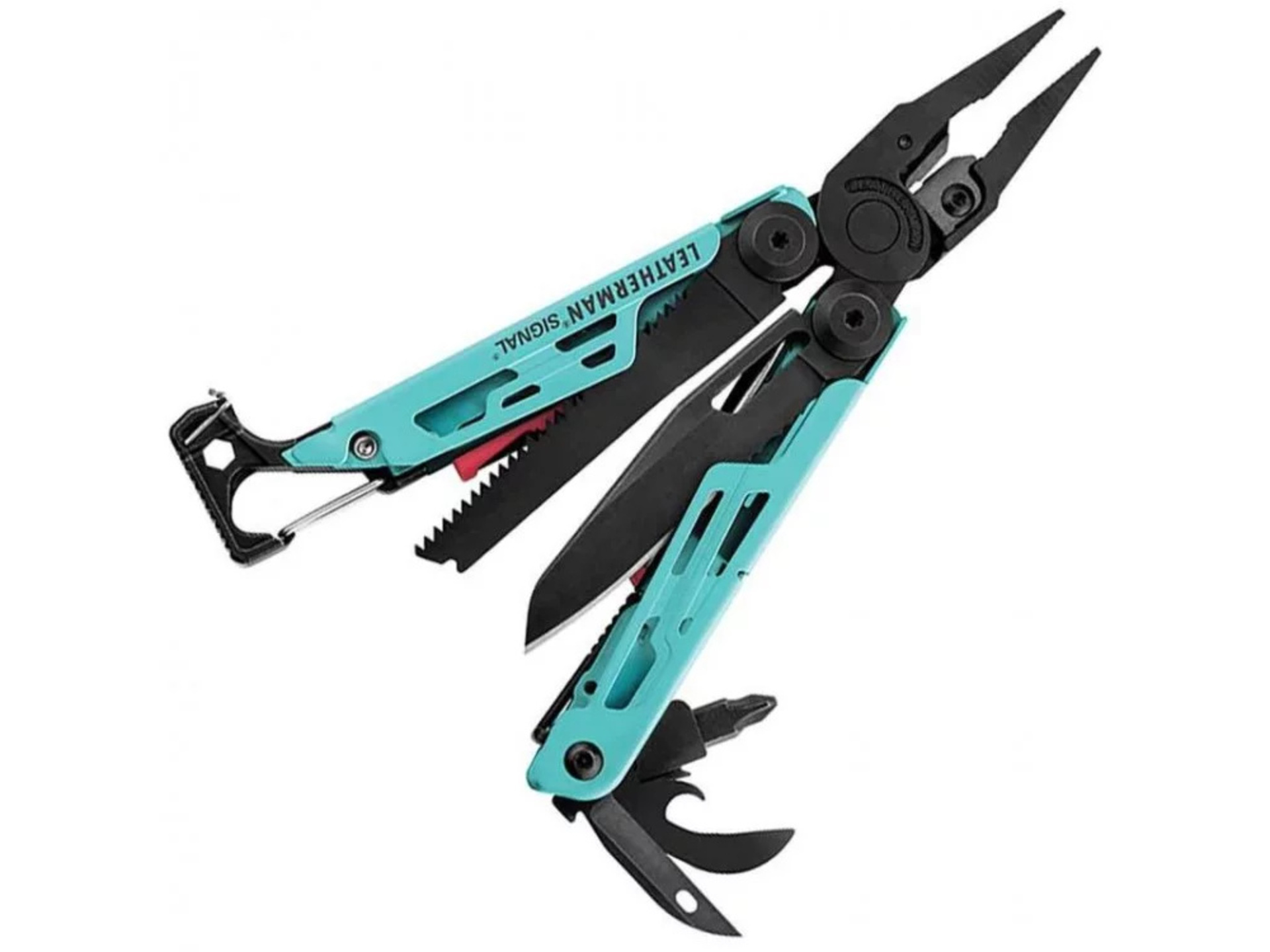 Leatherman Signal Multi Tool with Black Nylon Sheath Aqua AU