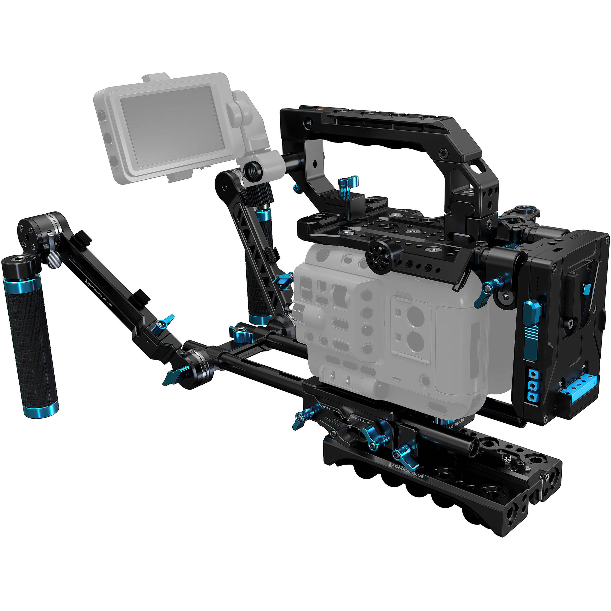 Kondor Blue Ultimate Rig for Sony FX6 (Raven Black) | NZ