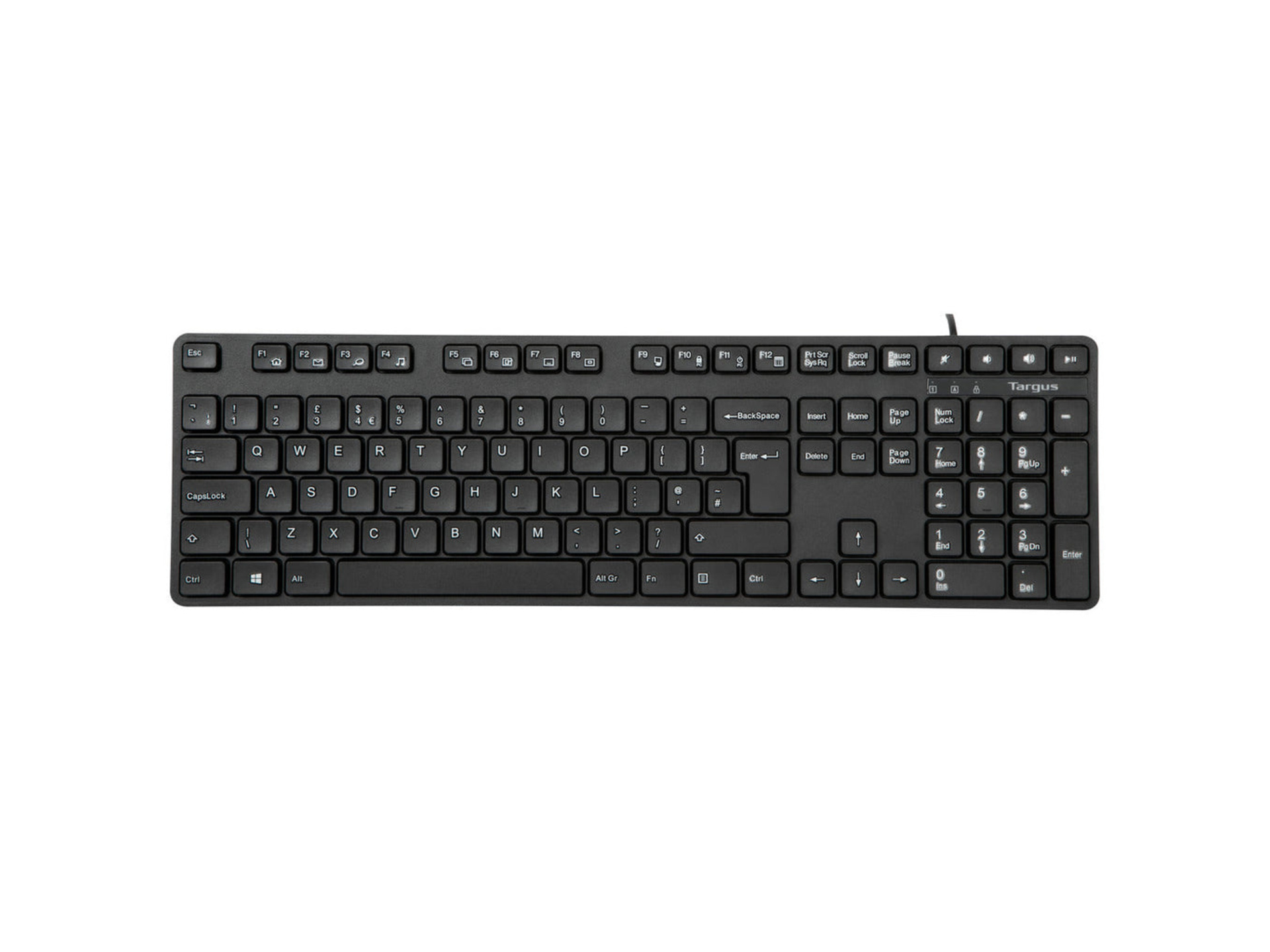 Targus Full-size USB Wired Keyboard | Rubber Monkey | NZ