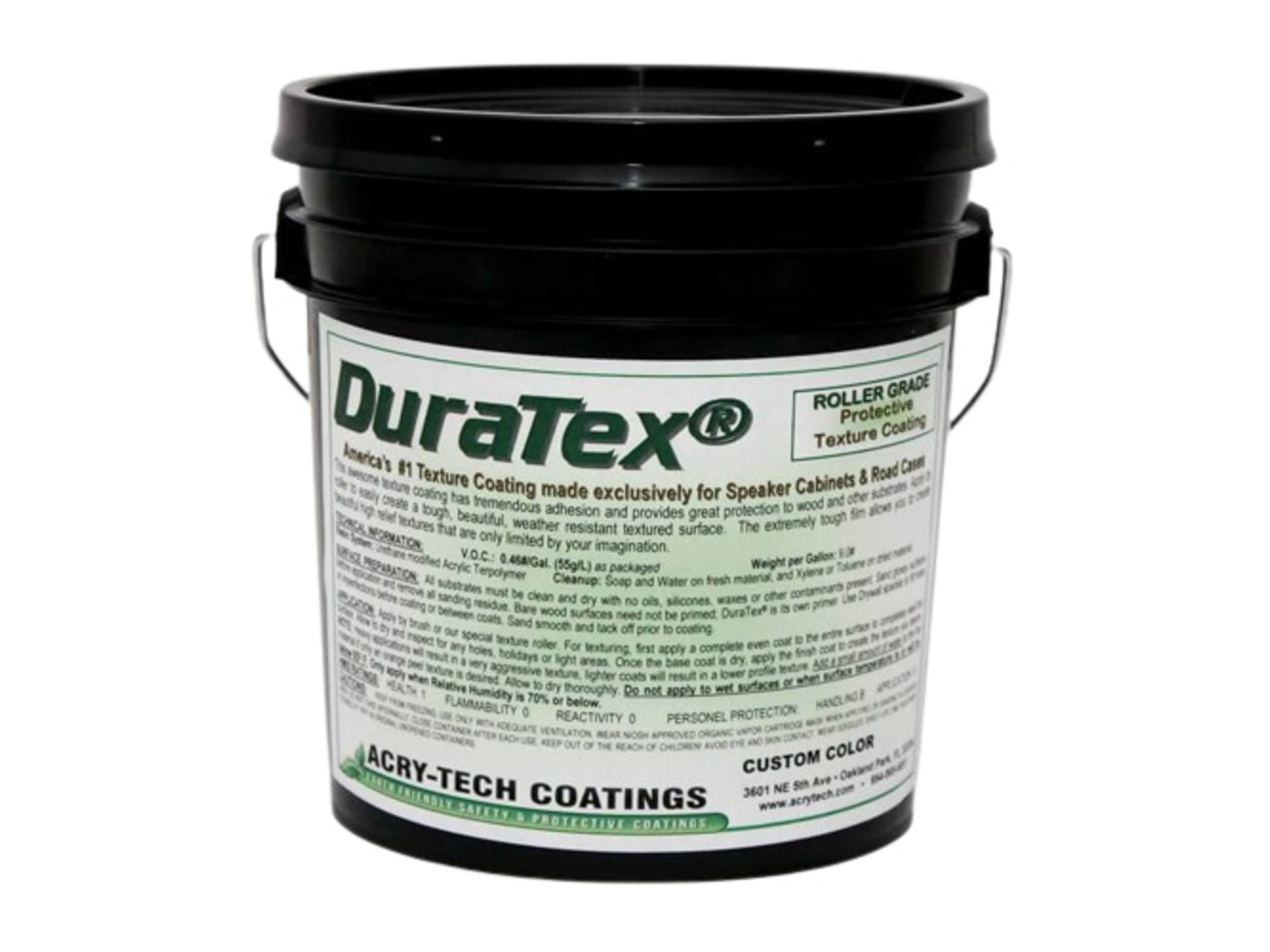 Duratex Roller Grade Sound Damping Coating (Pantone L'Acoustics Brown)