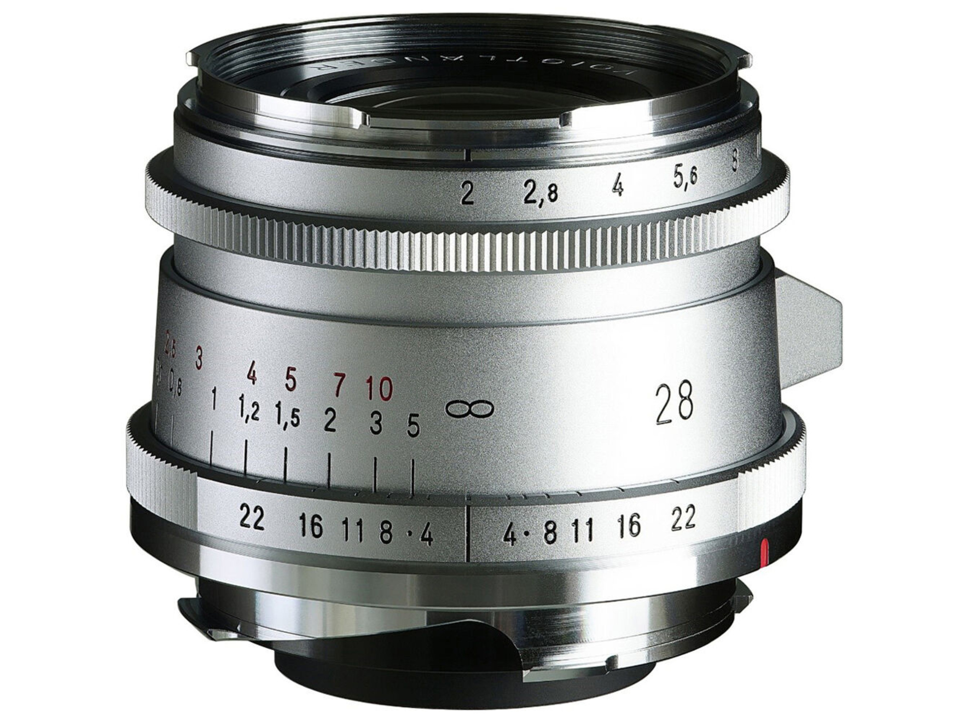 Voigtlander 28mm f/2.0 Ultron Vintage Aspherical VM Lens Type II (Chrome)